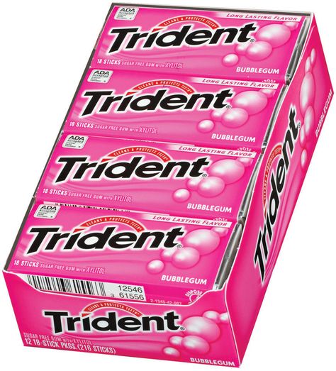 Trident Bubble gum VALUE PACK 18s 12 Pzas – Central Dulcera©