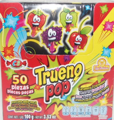 Trueno Pop Tamarindo 50 Pzas – Central Dulcera©