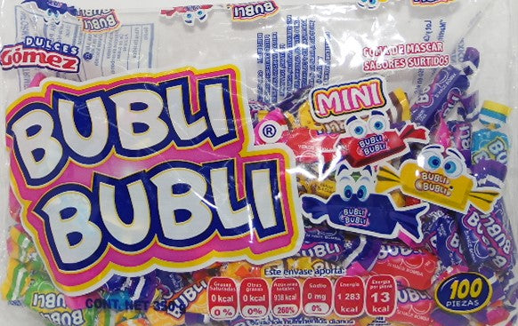 MINI BUBLI 100 Pzas 3.5 g c/u – Central Dulcera©