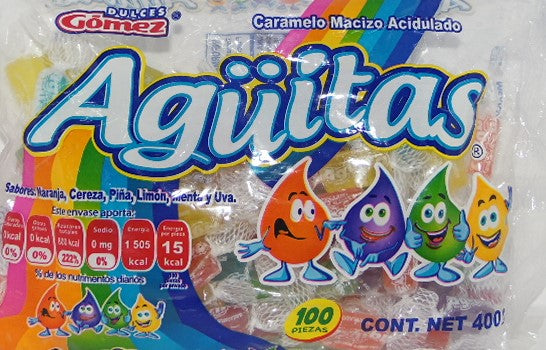 AGUITAS 100 Pzas 400g – Central Dulcera©